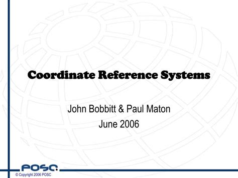 Ppt Coordinate Reference Systems Powerpoint Presentation Free