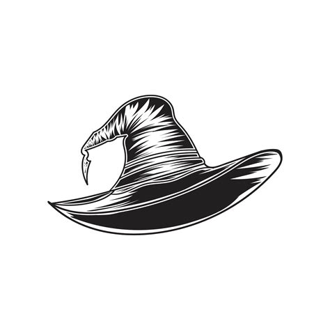 Witch Hat Illustration Design 43197468 Vector Art At Vecteezy