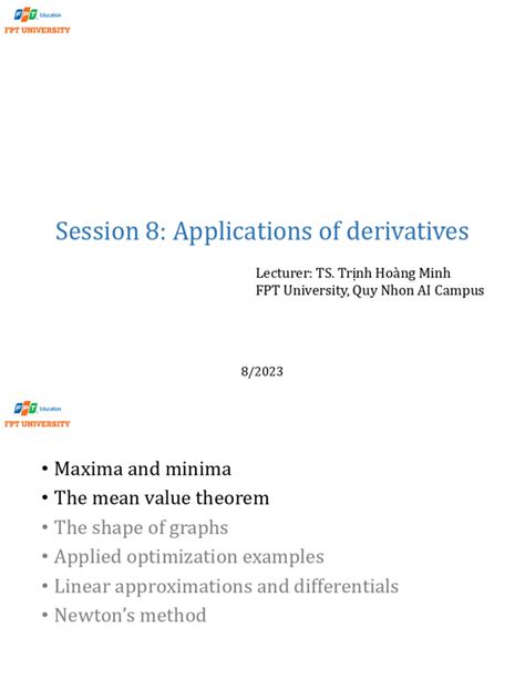 [08] Applications Of Derivatives Pdf Differential Calculus Theoretical Computer Science