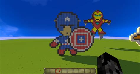 Captain America Pixel Art With Shaders By Gamerssynergy On Deviantart