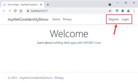 Implement Authentication Using ASP NET Core Identity