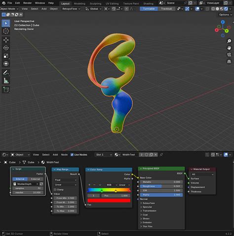 How Do I Create A Transparent Shader That Get Darker With Thickness Materials And Textures