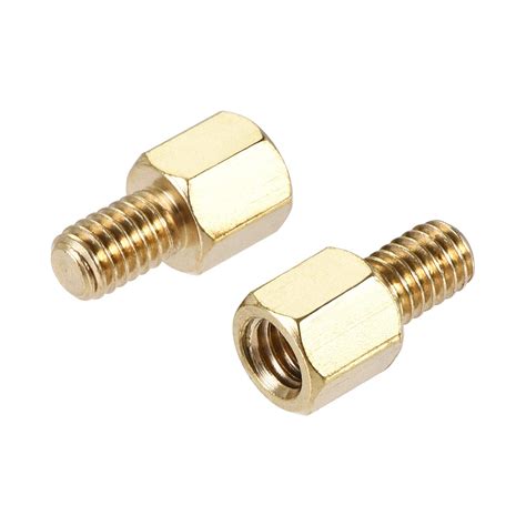 M4 Brass Standoff Uxcell Spacer Kit 14mm6mm Male Female Threaded