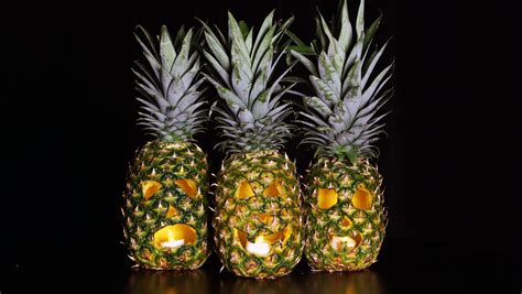 Pineapple Carving Halloween