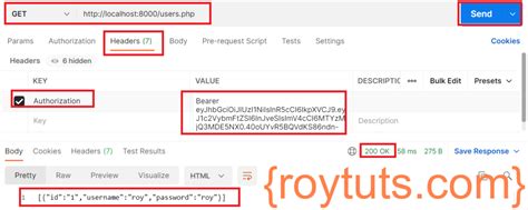 php rest api authentication using jwt roy tutorials