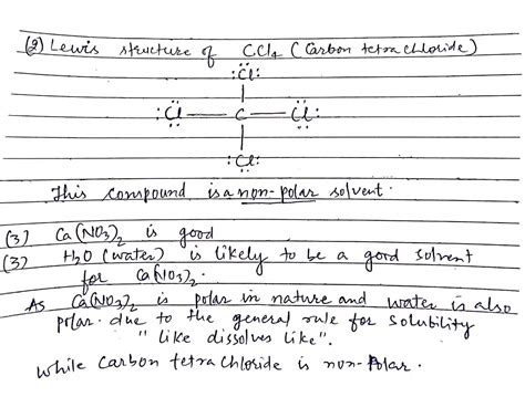 Solved 1 A General Rule For Solubility Is Like Dissolves Like