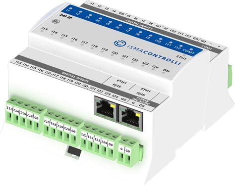 Io Modul 24× Di Modbus Tcpip Nebo Bacnet Ip Rs485 Ethernet