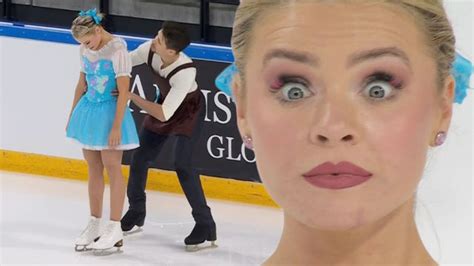 2022 23 Isu 피겨스케이팅 독특한 컨셉의 연기를 펼친 라나한 라즈굴라예브스 3차 아이스댄스 프리댄스 Sbs