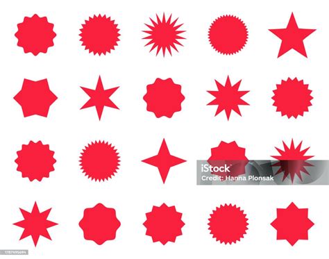 스타버스트 배지 세트 별 모양 아이콘입니다 스티커 가격표 햇살 배지 판촉 배지 및 쇼핑 라벨 세트 벡터 일러스트 레이 션입니다 새로운에 대한 스톡 벡터 아트 및 기타 이미지