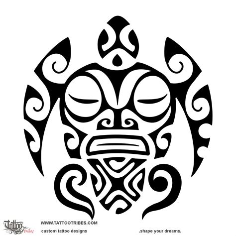 Polynesian Turtle Tattoo Designs