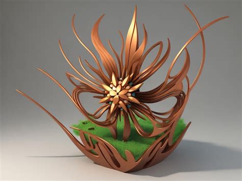 Premium Ai Image Experience The Dynamic Force Of Abstract Art In 3d