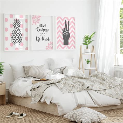 A Wall Interesting Designs In Teenage Girls Bedroom