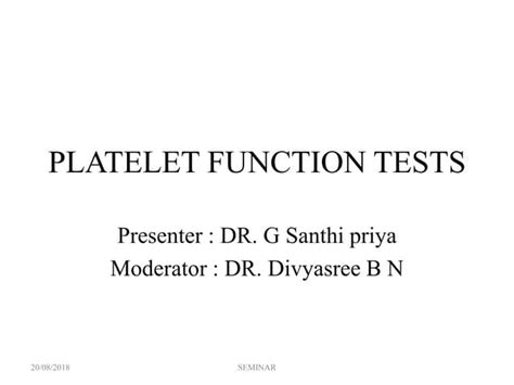 6 Platelet Functiontests Pptx