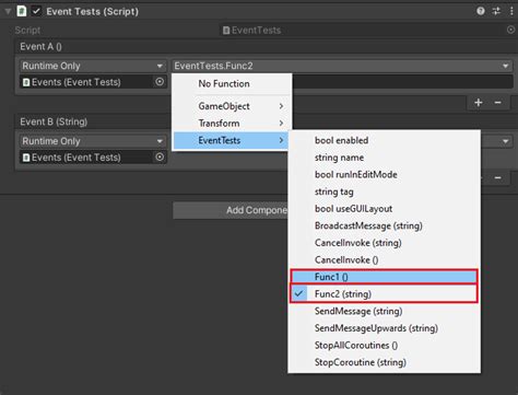 How To Reference The Inspector Variable For A Unityevent Unity
