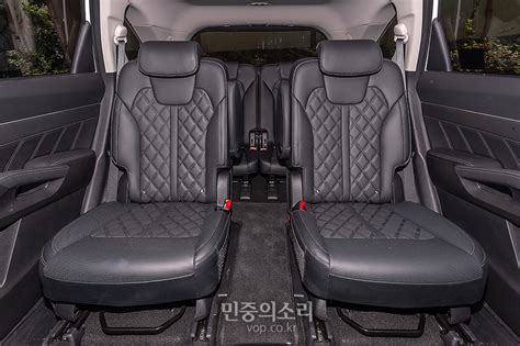 싼타페 하이브리드 쏘렌토 7인승 2열독립시트와 3열 좌석비교 차카