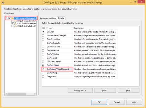 How To Log Ssis Variable Values During Execution In The Event Log