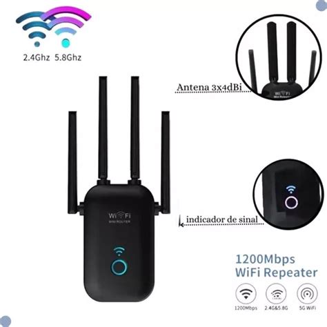 Repetidor Wireless G Roteador Potente Wifi Ghz Sem Fio Parcelamento Sem Juros