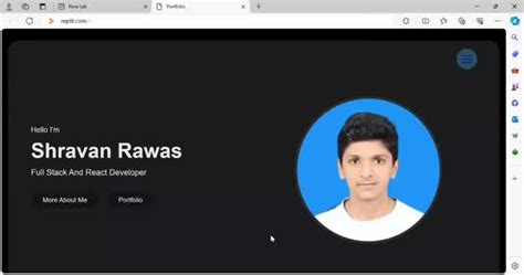 Shravan Rawas On Linkedin A Simple Portfolio Website Built Using Html