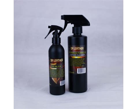 Dr Leather Leather Cleaning and Leather Dye Block Protection Kit