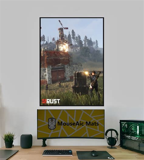 Rust Poster Large Rust Raid Poster Gaming Poster For Rust Decor For