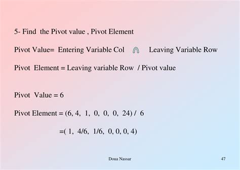 Ppt Simplex Method And Sensitivity Analysis In Linear Programming By Doua Nassar Powerpoint