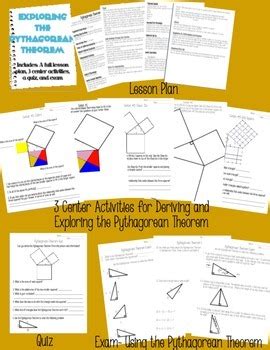 Pythagorean Theorem Activity Exploring The Pythagorean Theorem