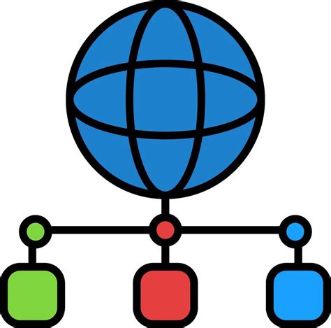 Network Connection Line Filled Icon 53855103 Vector Art At Vecteezy