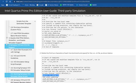 Using Vcs Rtl Simulation From Quartus Pro Generated Code Intel Community