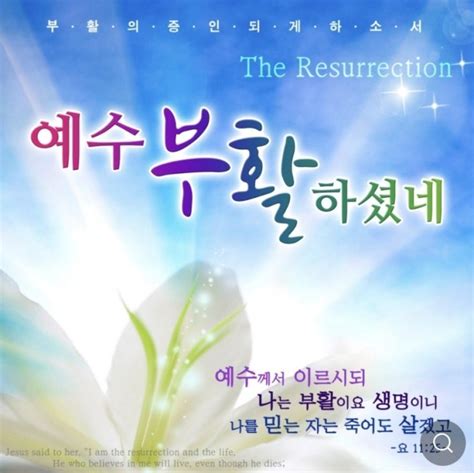 [기독교 Ccm] 부활절 찬양 추천ㅡ 예수 다시 사셨네 악보가사 예수동영상 2023 4 9 일 네이버 블로그