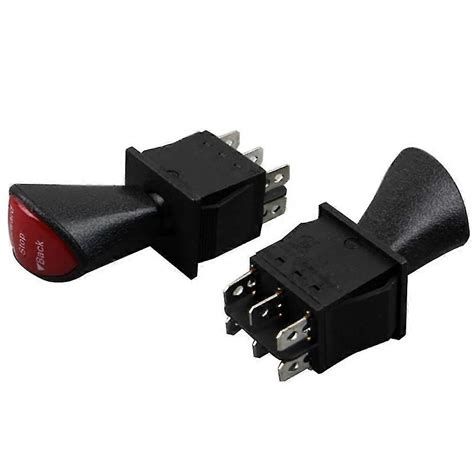 Forward Stop Back Dpdt 6pin Latching Slide Rocker Switch Kcd4 604 6p