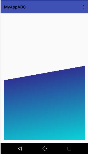 Solved Android Shape A Linearlayout With Gradient