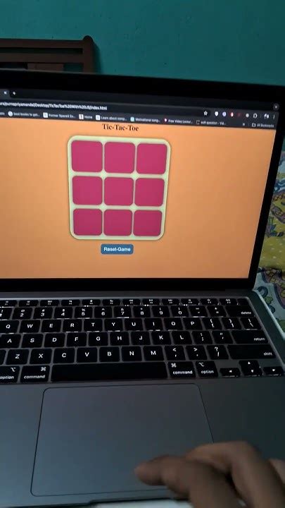 Day 59 Made A Tictactoe Game Using Html Css And Js Youtube