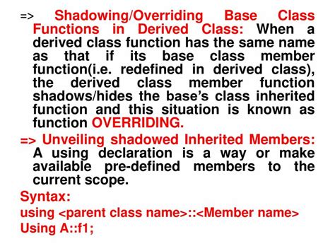Inheritance In C Notes Learnpick India