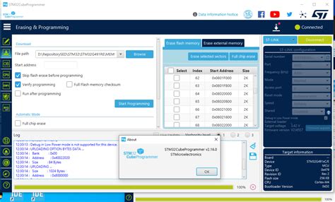 Solved Stm32g491rct6 Write Protection Option Bytes Missin Stmicroelectronics Community