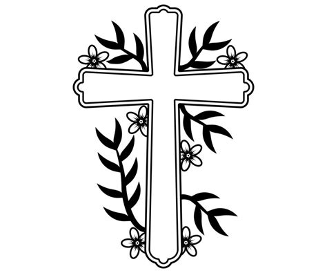 Catholic Holy Cross Religious Hand Drawn Illustration 55655539 Vector Art At Vecteezy