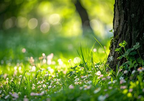 Download Ai Generated Grass Trees Royalty Free Stock Illustration