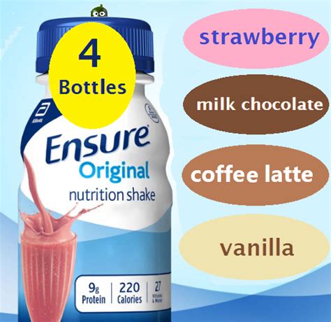 Ensure Original Nutrition Shake Great Taste Pack Includes Strawberry