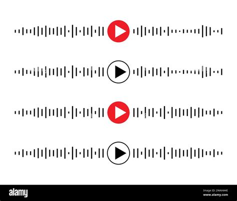 Sound Wave Icon Podcast Player Interface Music Symbol Sound Wave