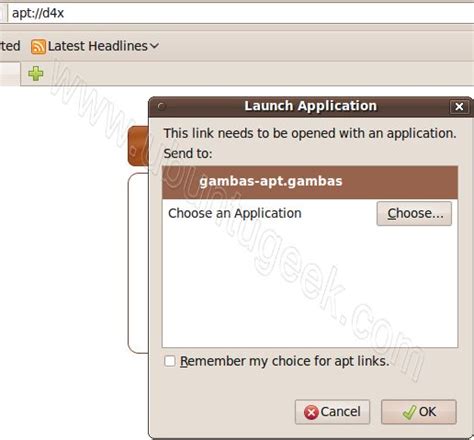 Aptlinex Web Browser Addon To Install Ubuntu Packages With A Click