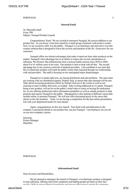 SOLUTION Wguc204task1 C204 Task 1 Passed Studypool