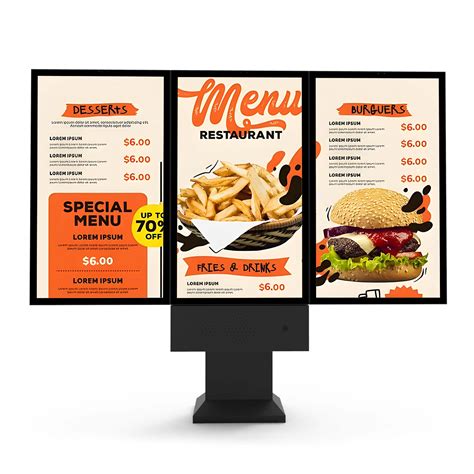 Outdoor Drive Thru Digital Menu Boards Suppliersmanufacturersfactory