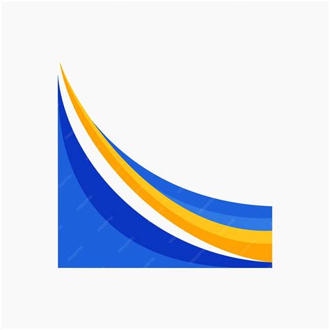 Premium Vector Modern Wave Corner