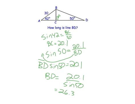 March 19 Trig With 2 Triangles Pdf