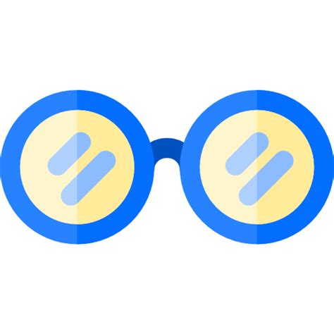 Glasses Basic Rounded Flat Icon Glasses Basic Rounded Flat Icon