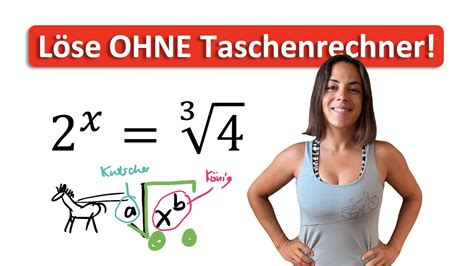 🦊 Exponentialgleichung Ohne Logarithmus Lösen Eselsbrücke Kutsche Und KÖnig Exponent Gesucht