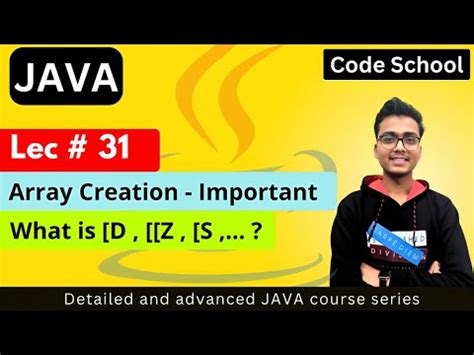 Arrays In Java Array Creation And Array Classes Java Tutorial YouTube