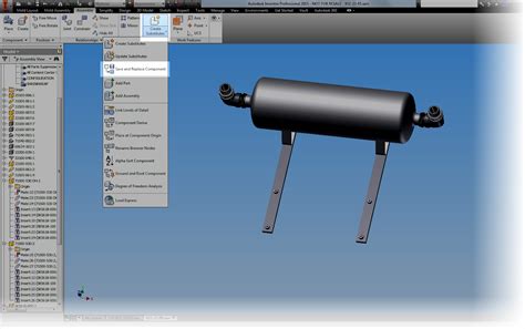 Locating The Save And Replace Component Tool