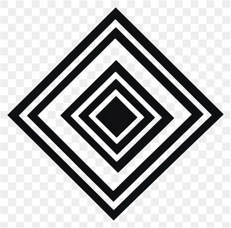 Black And White Diamond Shapes Png Images Free Photos Png Stickers