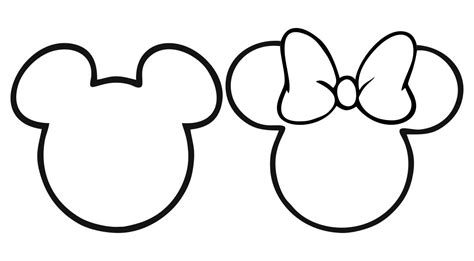 Mickey Mouse Head Outline Printable Printable Free Templates