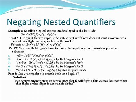Nested Quantifiers Section Translating Nested Quantifiers